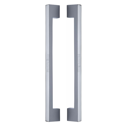 Heritage Brass Back to Back Door Pull Handle Metro Design 457mm ...