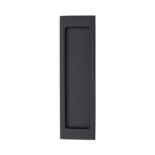 Flush Pull 197mm Matt Black finish
