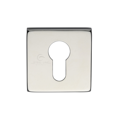 Square Euro Escutcheon Polished Finish