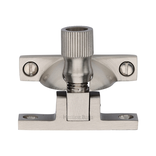 Heritage Brass Narrow Brighton Sash Fastener Satin Nickel finish
