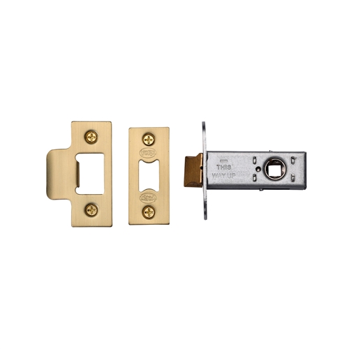 York Architectural Tubular Latch 2 1/2" Satin Brass Finish