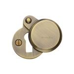 Heritage Brass Covered Keyhole Round Antique Brass finish