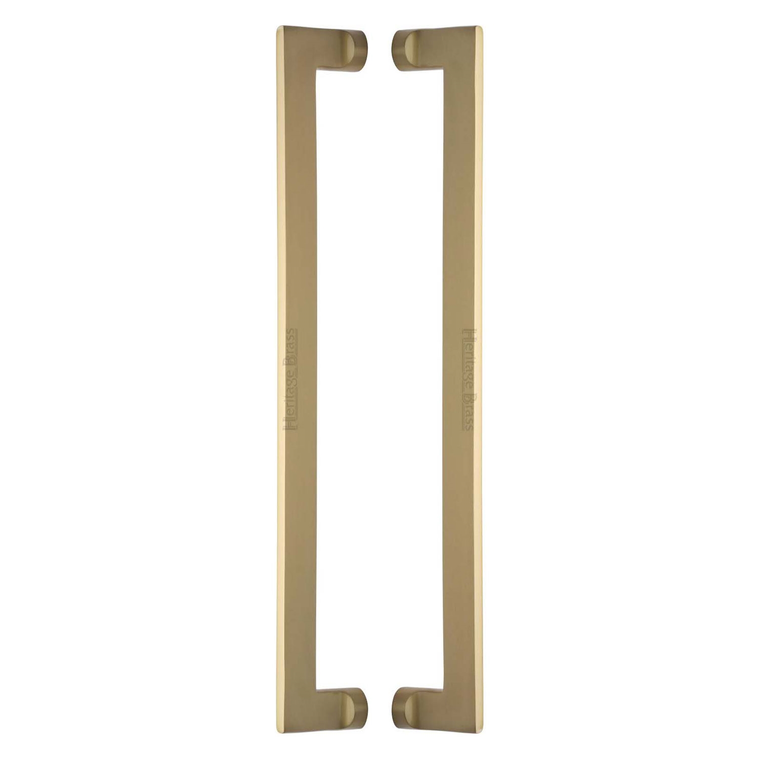 Heritage Brass Back to Back Door Pull Handle Apollo Design 460mm Satin ...