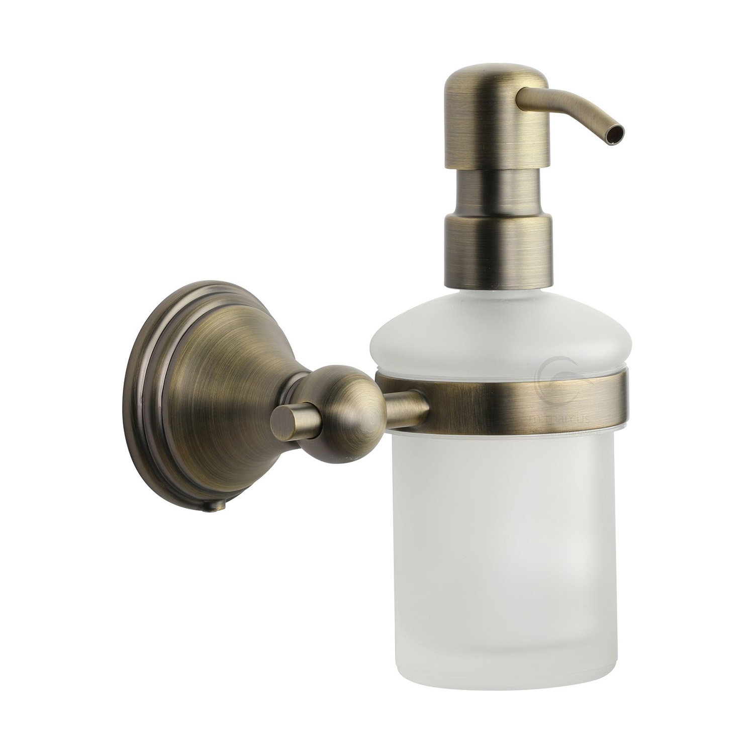 Soap Dispenser, Frosted Glass with high quality STS pump, Wall Mounted ...
