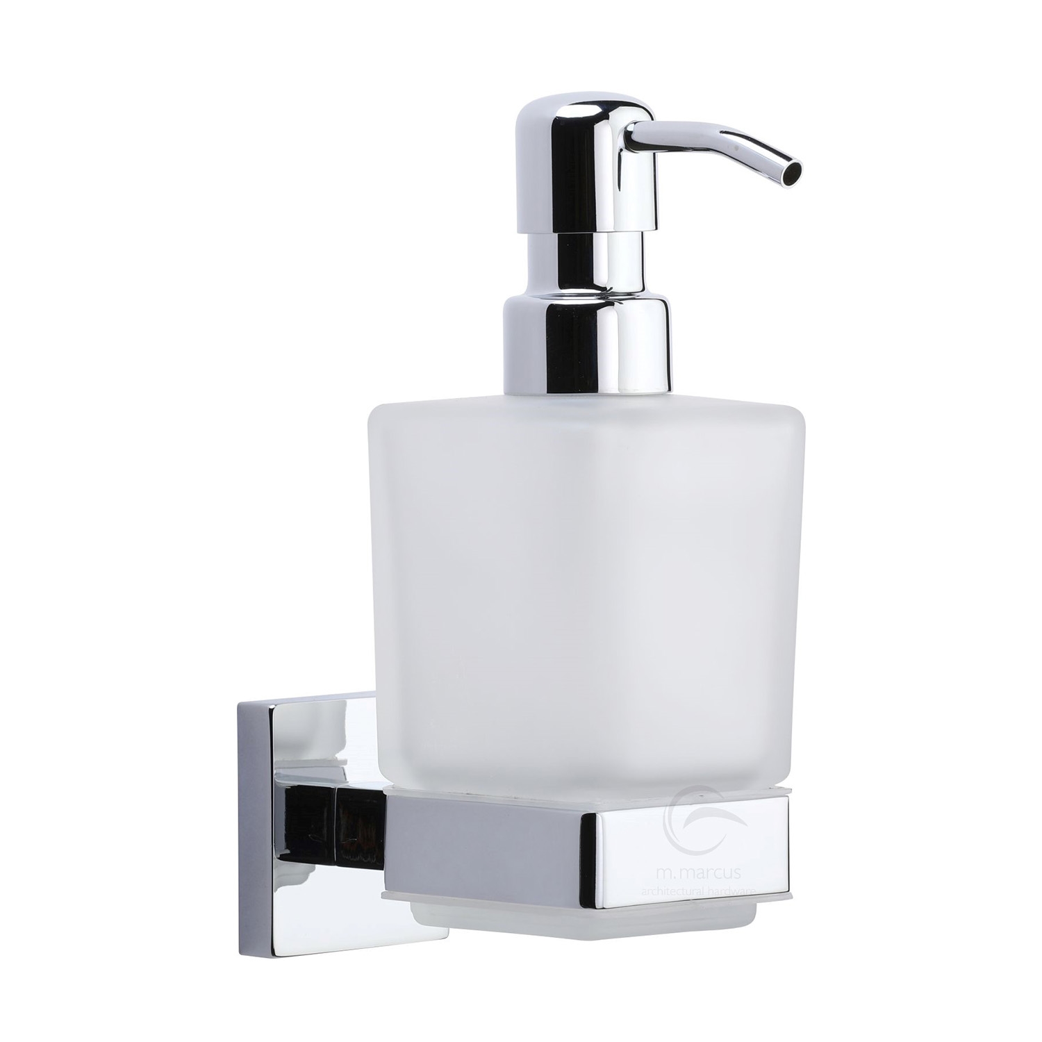 Soap Dispenser, Frosted Glass with high quality STS pump, Wall Mounted ...