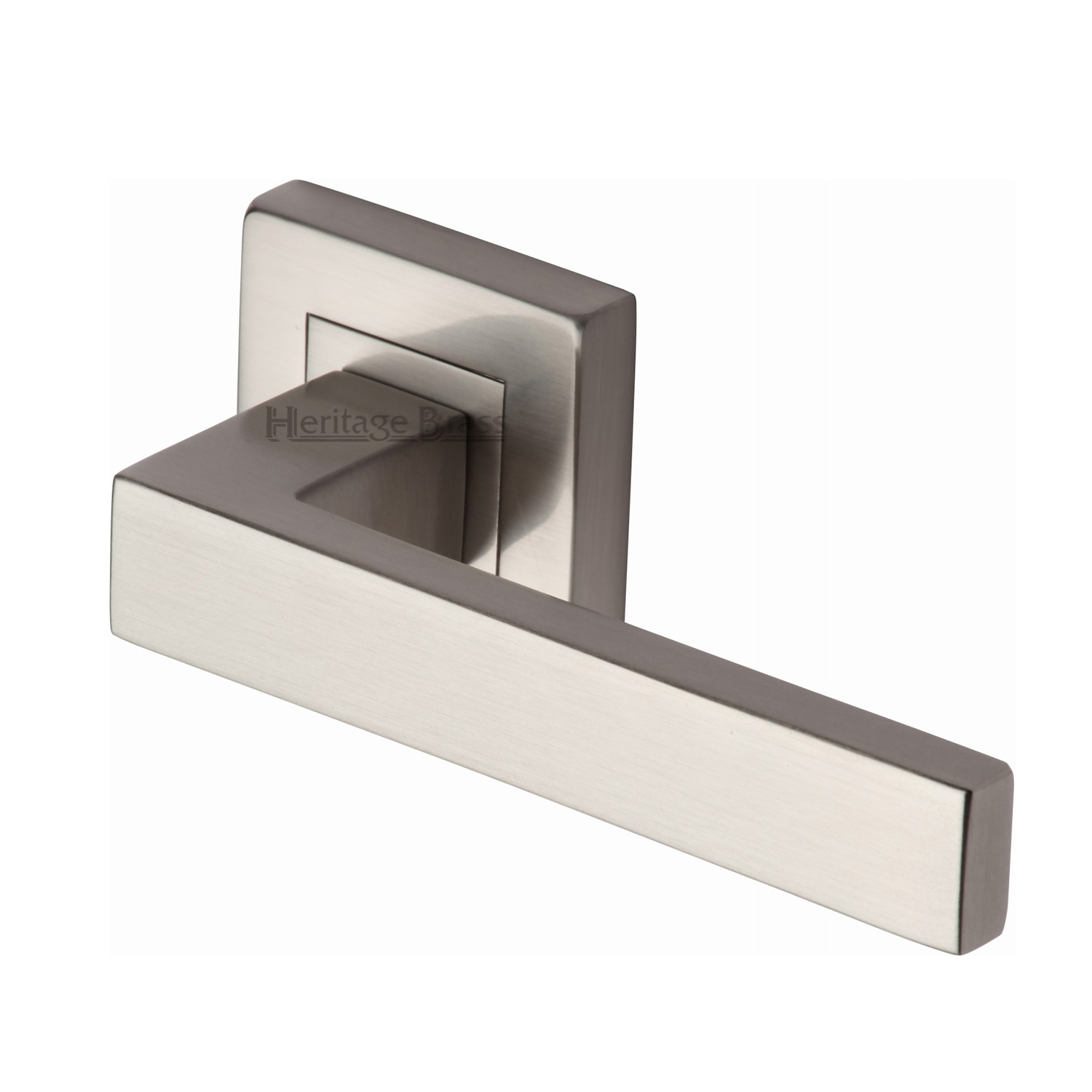 Door Hardware - Levers on Rose - Delta Sq Square Rose SN - SQ5420-SN