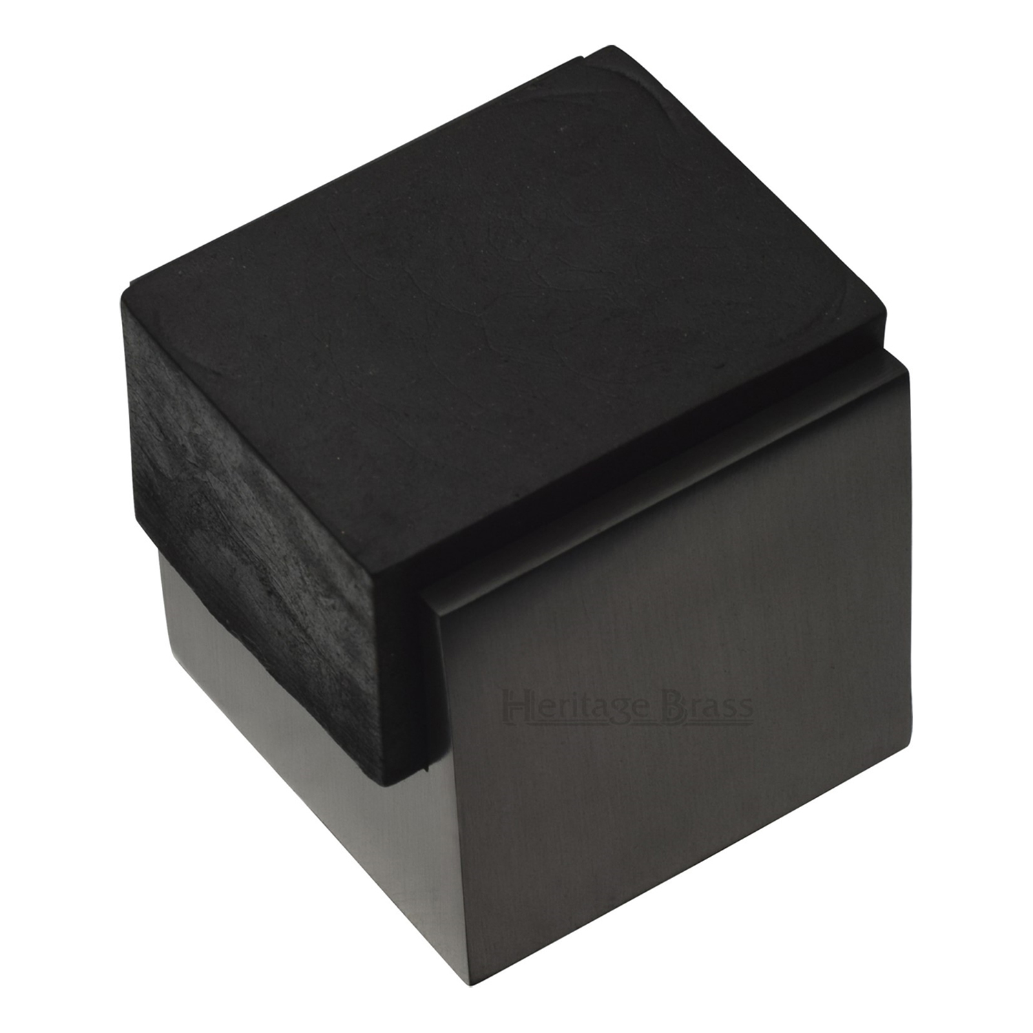 Square Floor Mounted Door Stop - V1082 - Matt Bronze