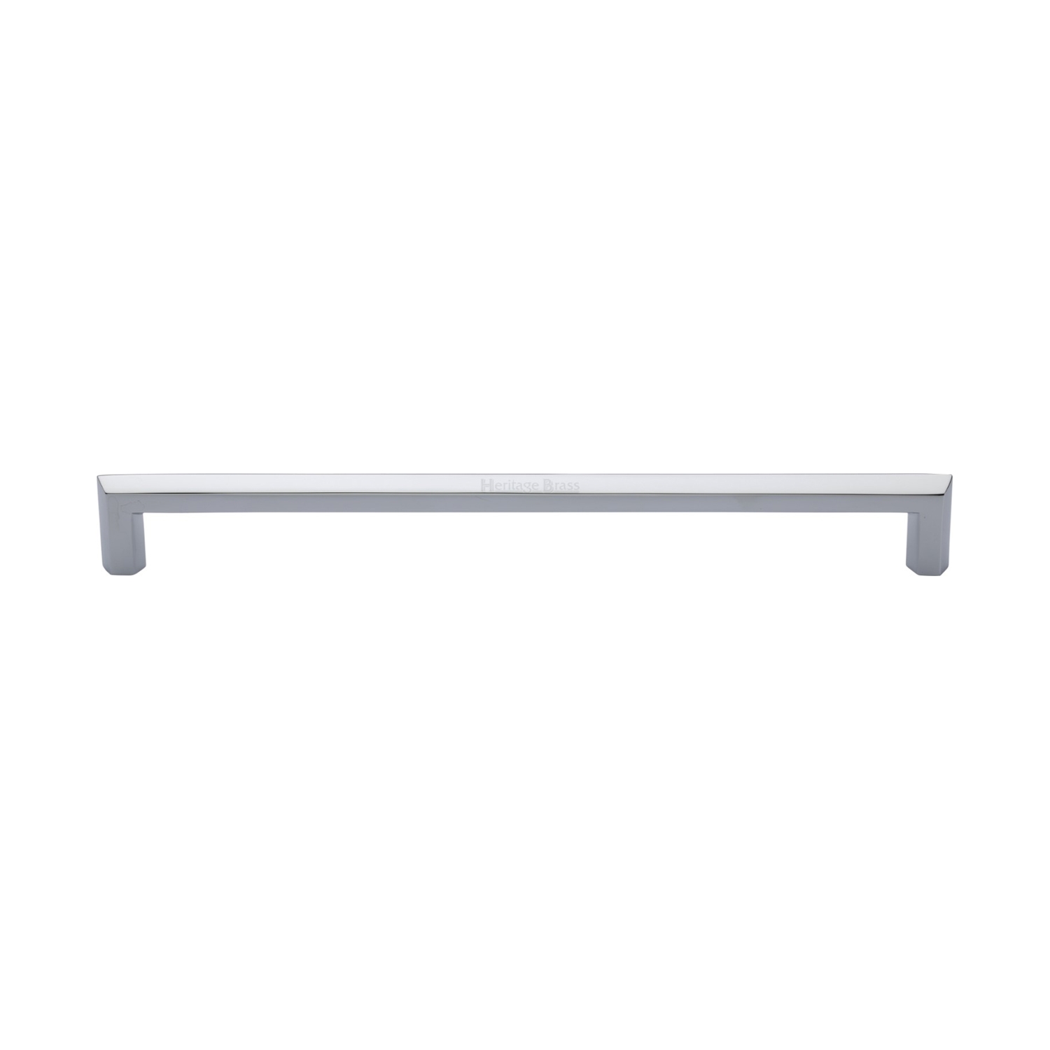 Heritage Brass Door Pull Handle Hexagonal Design 305mm Polished Chrome ...