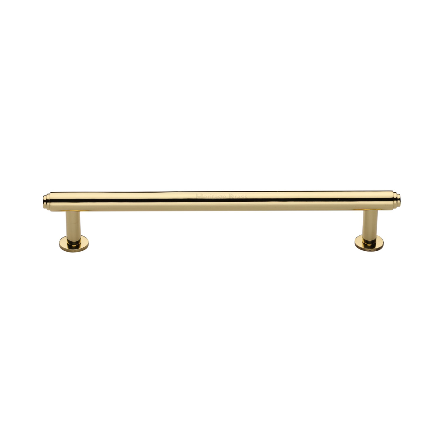 Heritage Brass Cabinet Pull Step Design with 16mm Rose 160mm CTC ...