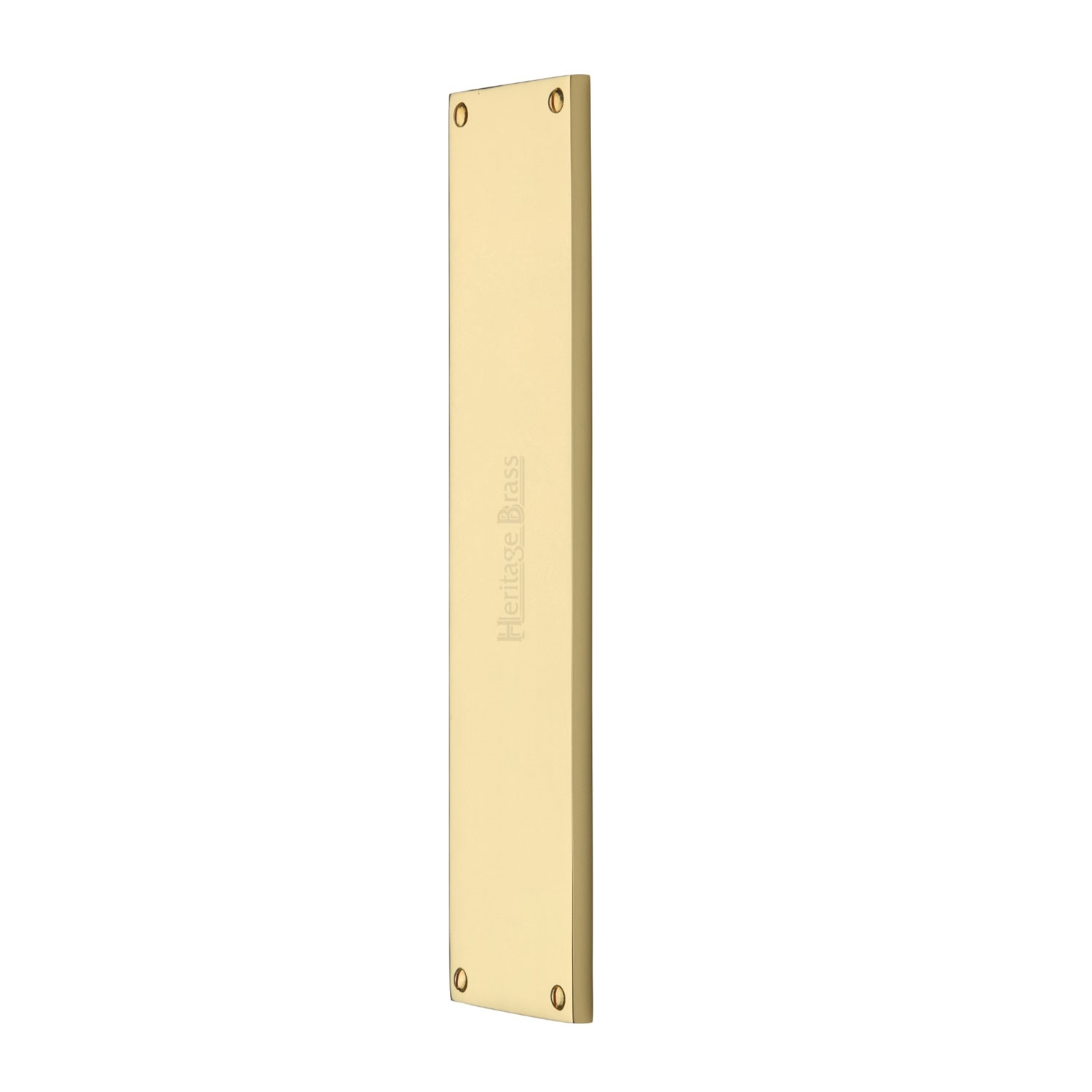 Heritage Brass Fingerplate 310mm Polished Brass finish